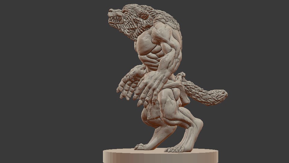 Free 3D file Wolfman 👹・3D printing template to download・Cults