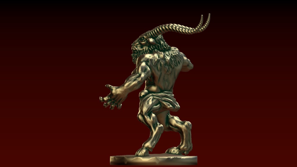 Free 3D file The Horned One・3D printer model to download・Cults