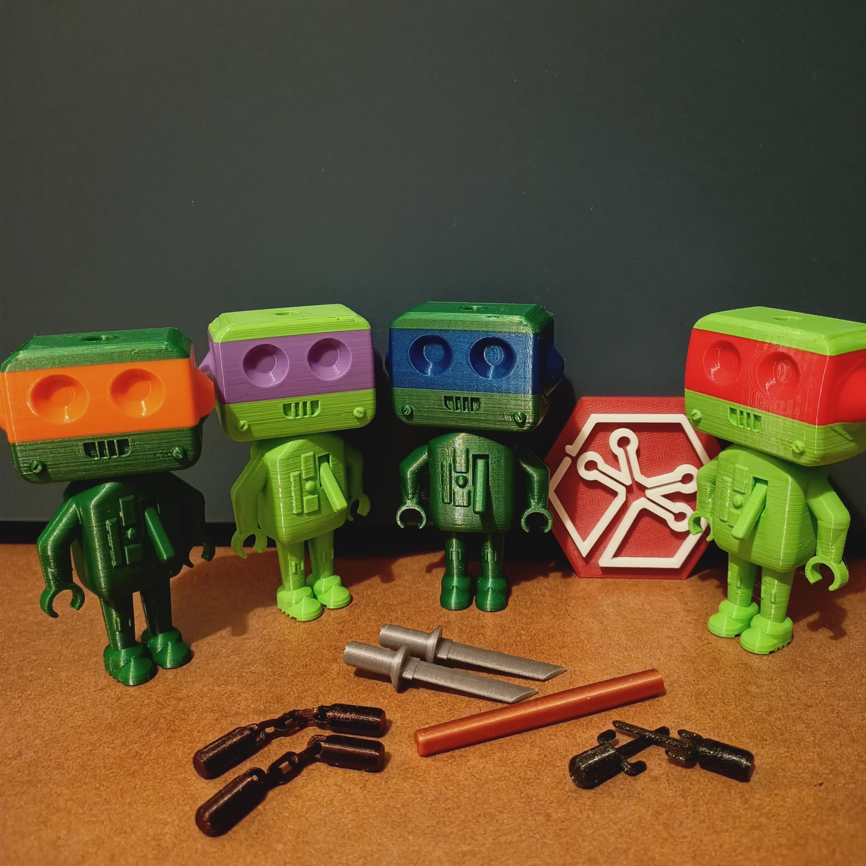 3D printer Cyber_Rob the robot (3D printer test) • made with original ...