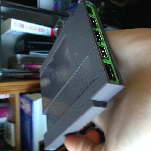 Download free 3D printing templates Pi Zero NES Cart Amazon USB HUB ・ Cults