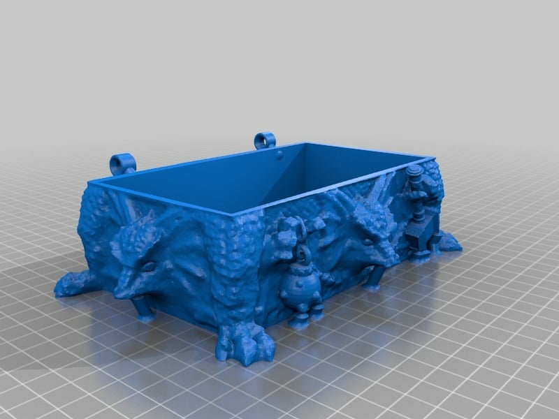 Free STL file Dragon Box Remix #4 🐉・3D print model to download・Cults