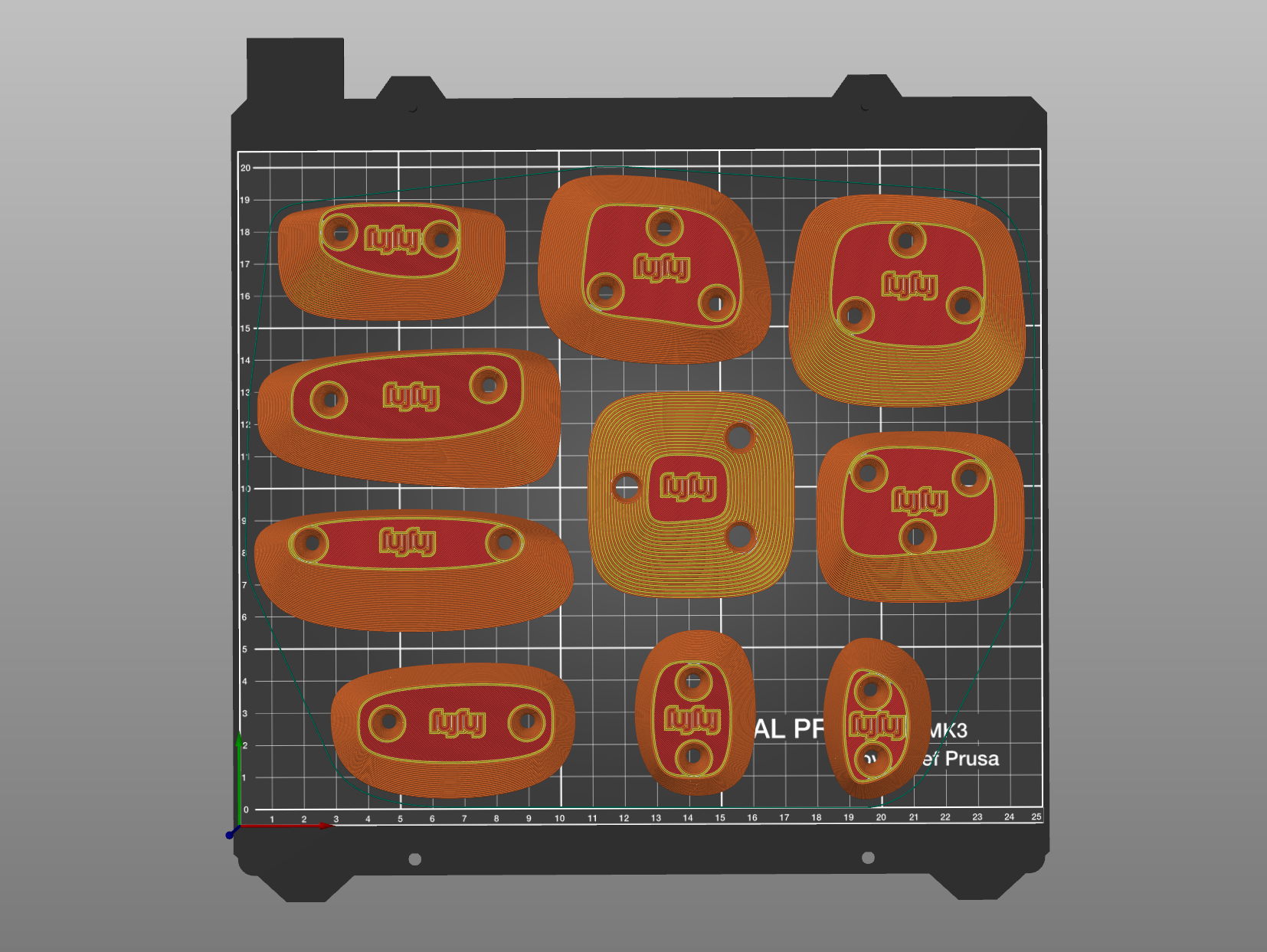 STL file Climbing hold - fujfuj /climbing wall / foot hold / CRIMPS 1 ...
