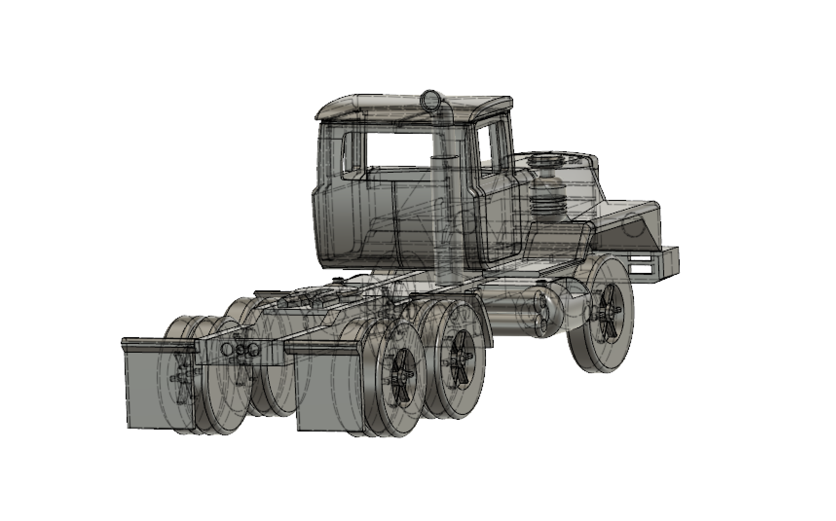 Free STL file 1968 Mack Trucks DM-800 Desktop Model・Design to download ...