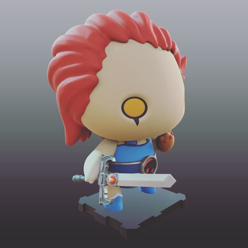 Free STL file Thundercats Classic LION-O・3D printer design to download ...