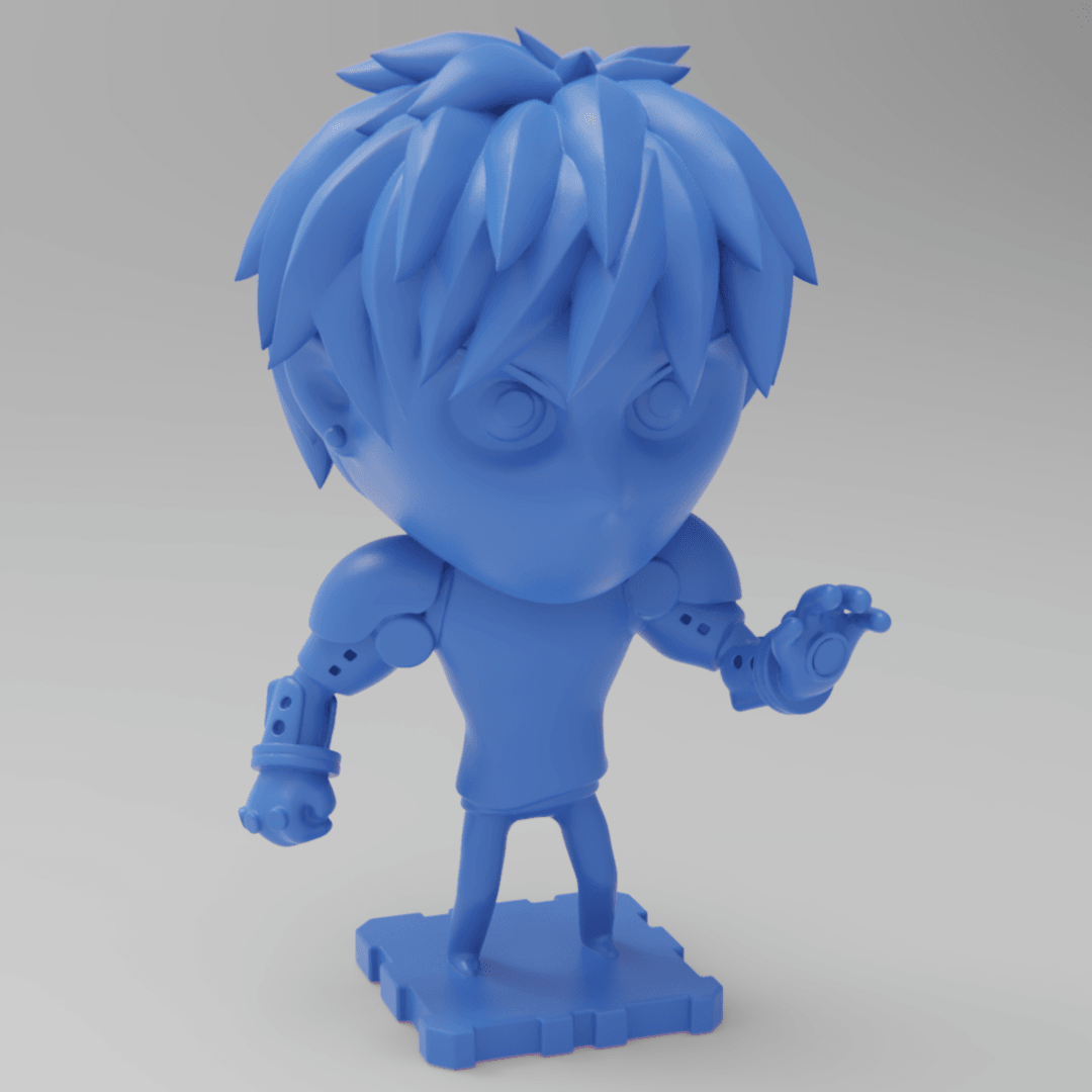 Free STL file One Punch Man GENOS (PlaKit2 Series)・Model to download ...