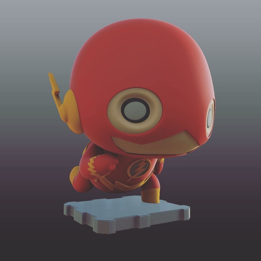Free STL file DC The Flash・3D print design to download・Cults