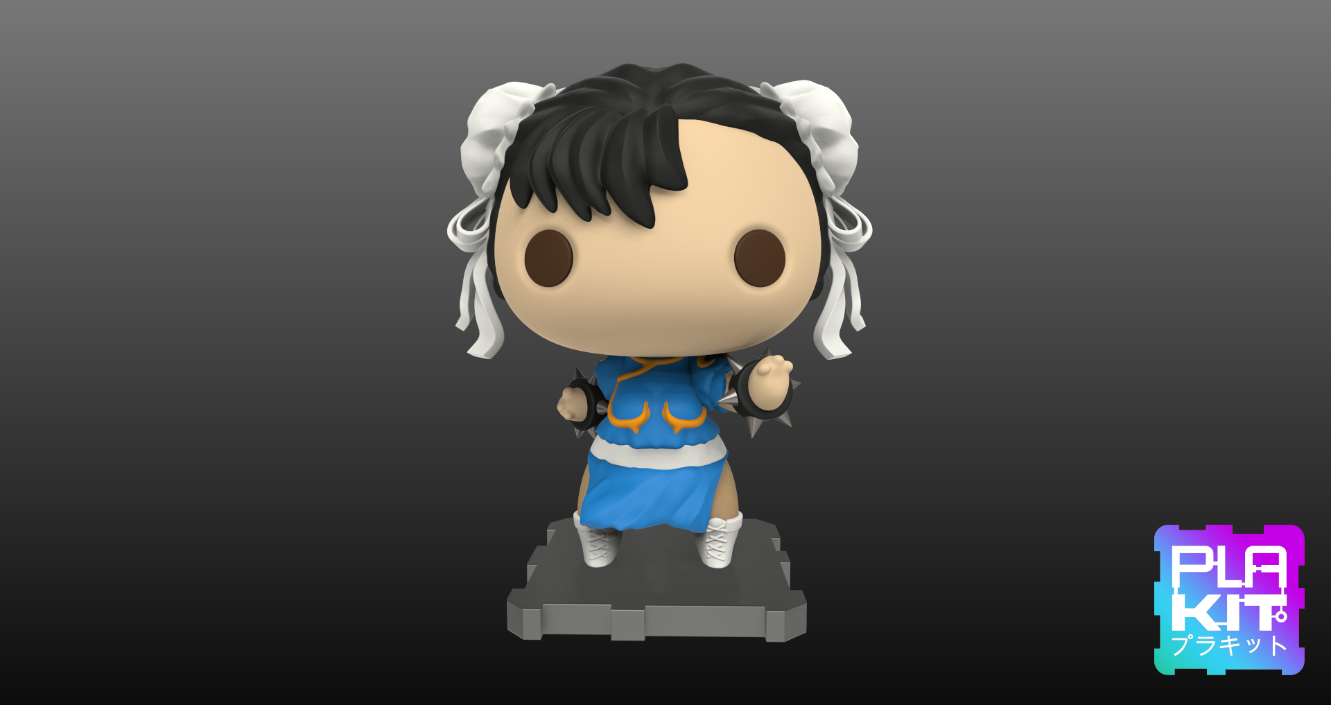 Free STL file Street Fighter CHUN LI・3D printer model to download・Cults