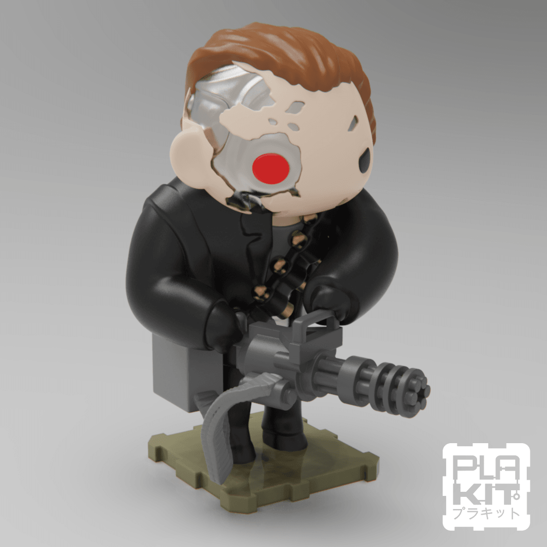 Free STL file Terminator 2 T800・3D printer model to download・Cults