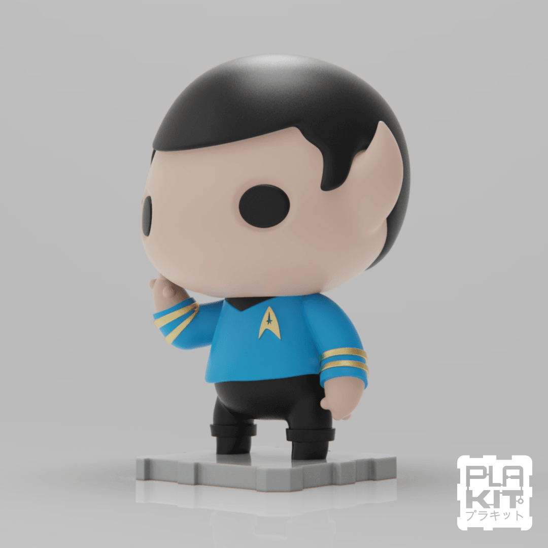 Free STL file Star Trek SPOCK・3D printing template to download・Cults