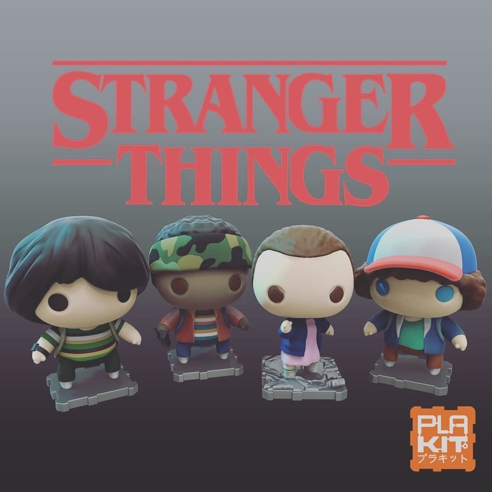 Free STL file Stranger Things Season One Set 🦸・3D printable model to ...