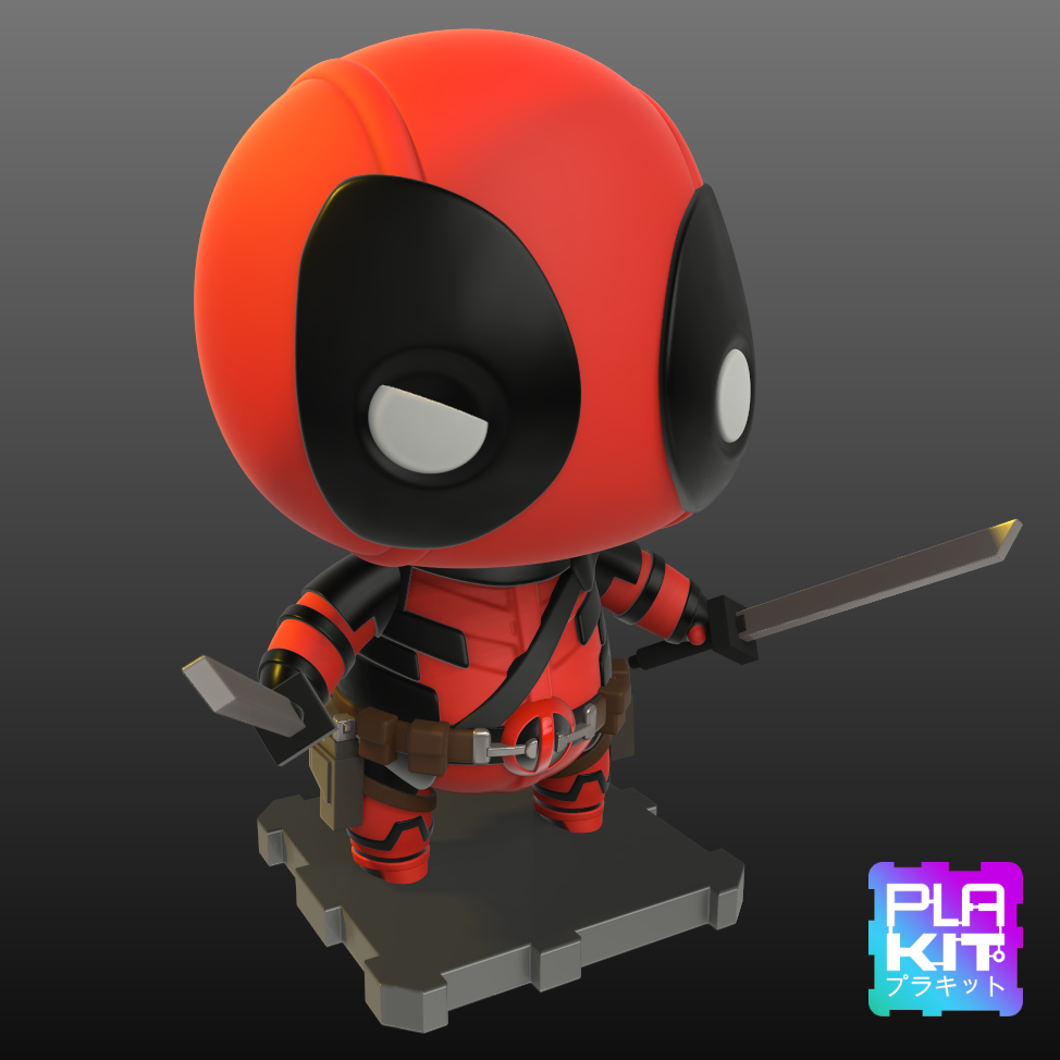 Free STL file DEADPOOL!・3D printer design to download・Cults