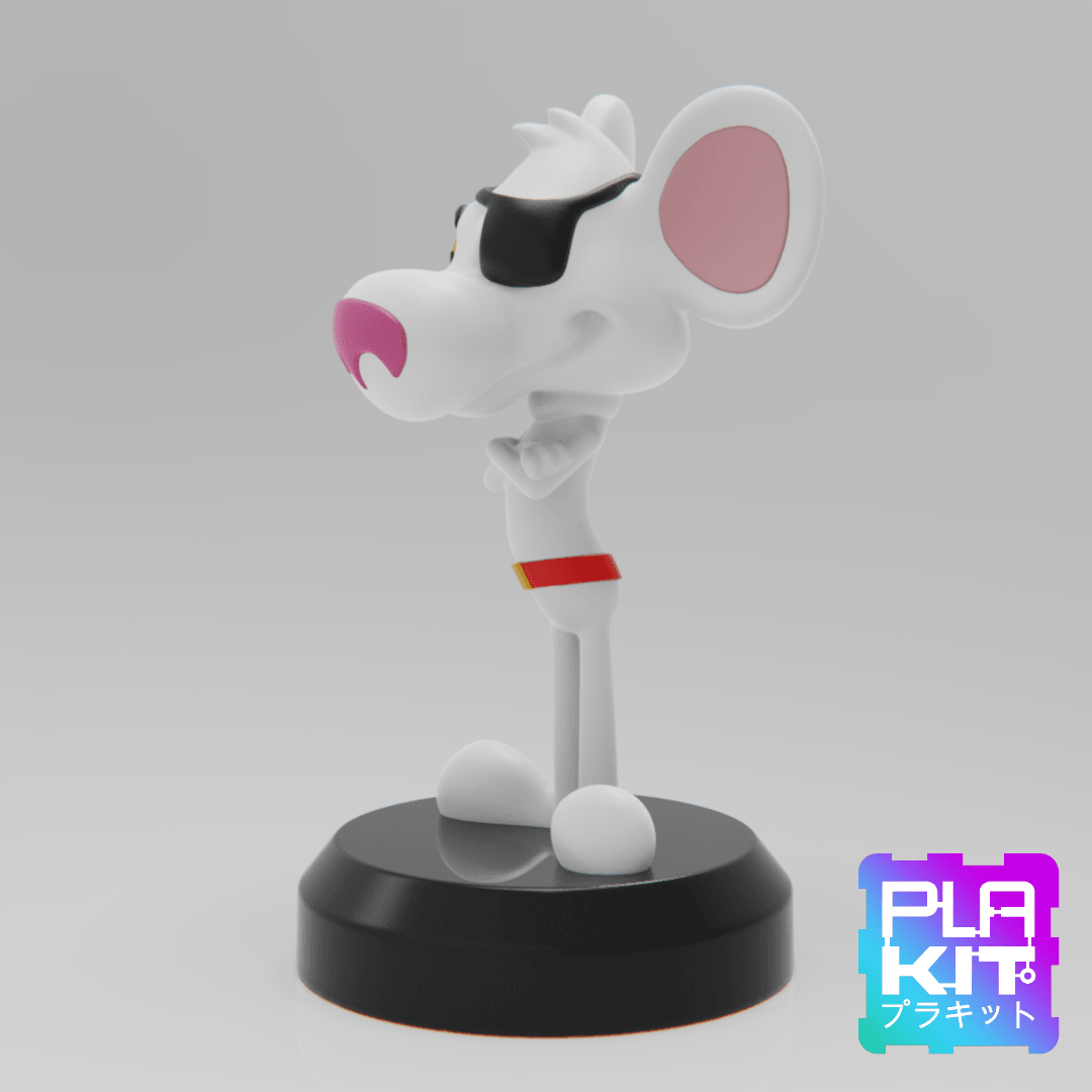 Free STL file DANGER MOUSE Classic 🚨・3D print design to download・Cults