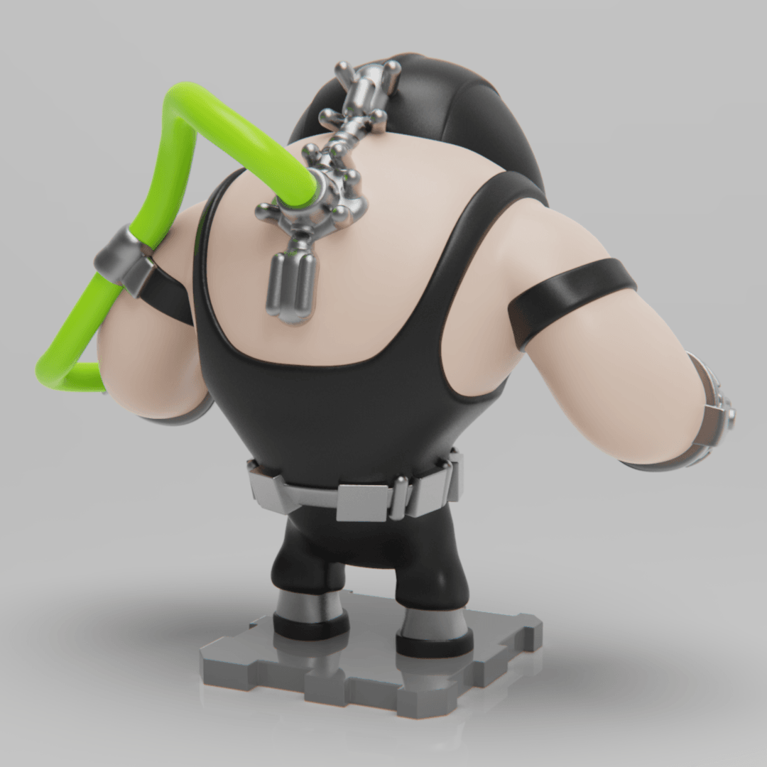 Free STL file BANE (DC COMICS) 🦸・3D printing template to download・Cults