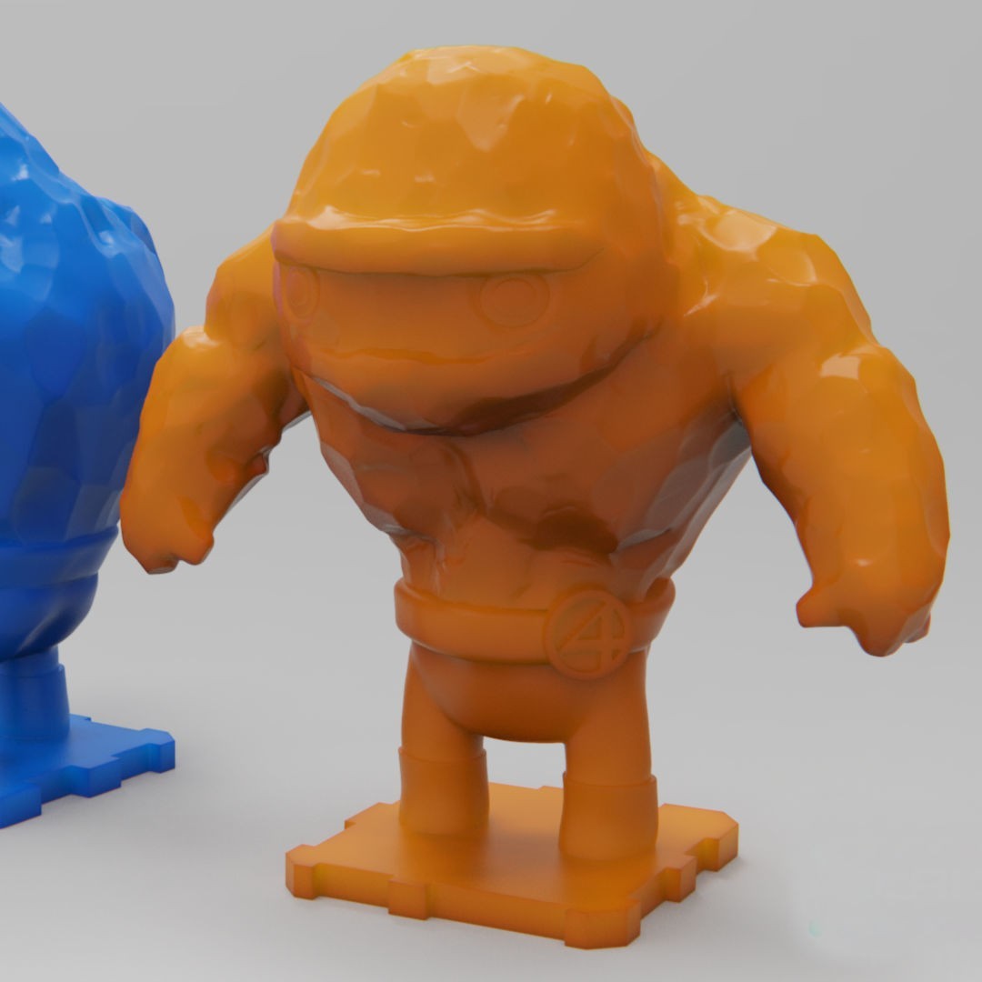Free STL file Fantastic4 The Thing・3D print design to download・Cults