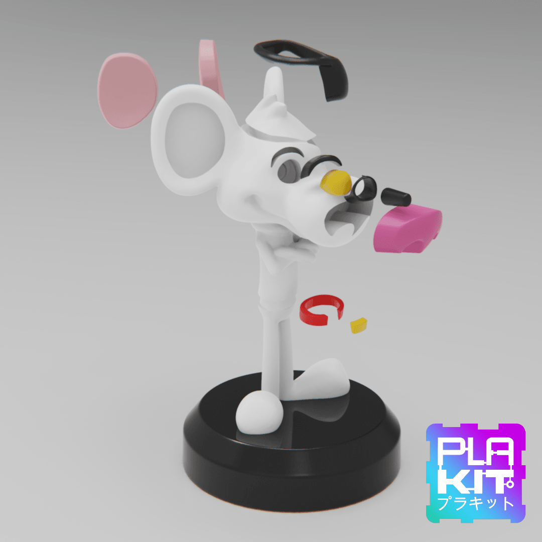 Free STL file DANGER MOUSE Classic・3D print design to download・Cults