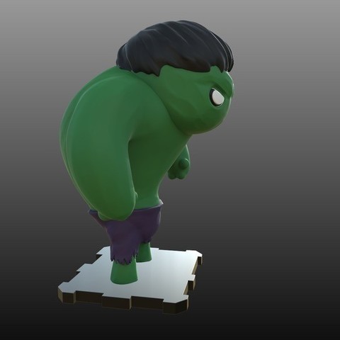 Download free STL file Marvel The Hulk • 3D printing template ・ Cults
