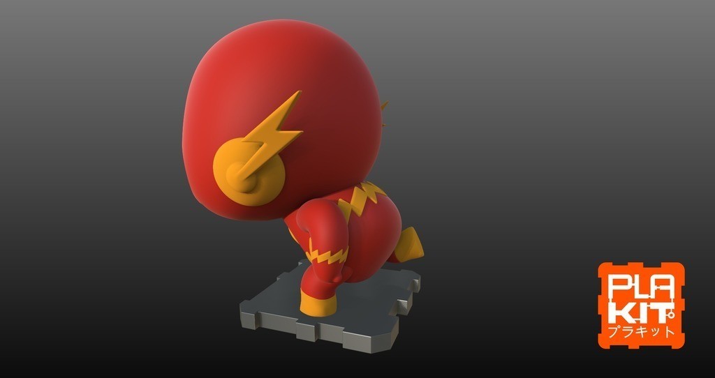 Free STL file DC The Flash・3D print design to download・Cults