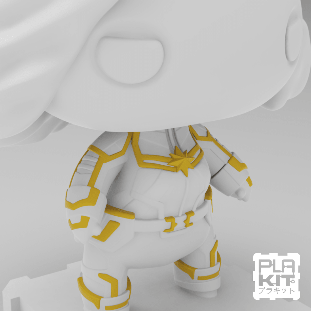 Free STL file Captain Marvel (MCU) 🗝️・3D printing model to download・Cults