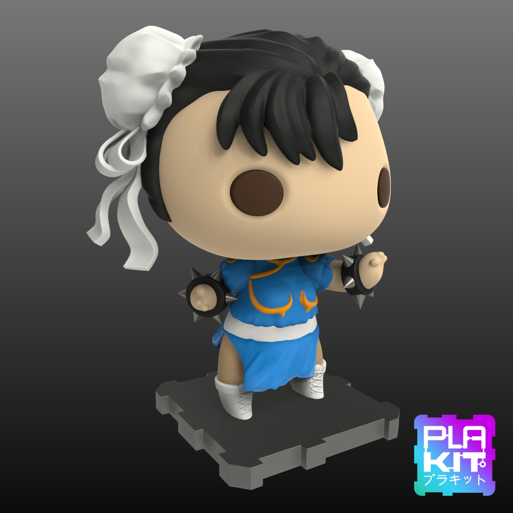 Free STL file Street Fighter CHUN LI・3D printer model to download・Cults