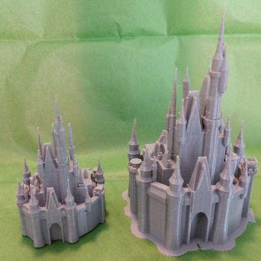 Download free STL Cinderella's Castle from Disney World ・ Cults