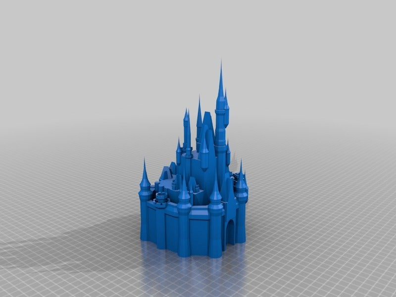 Free STL file Cinderella's Castle from Disney World 🏰・3D printing model ...