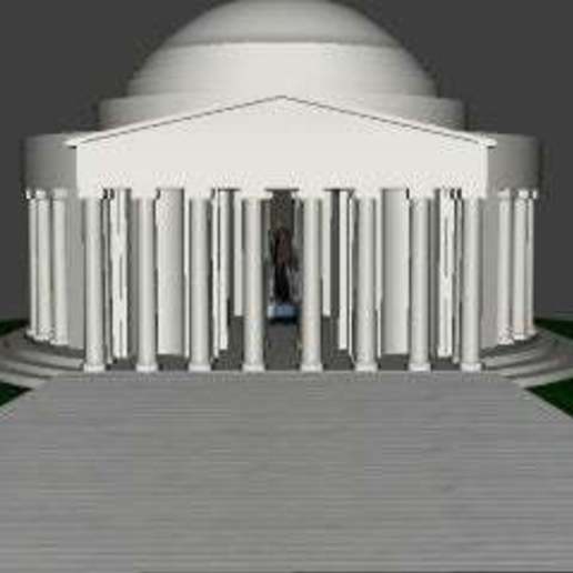 Download free STL file The Jefferson Memorial • 3D print design ・ Cults
