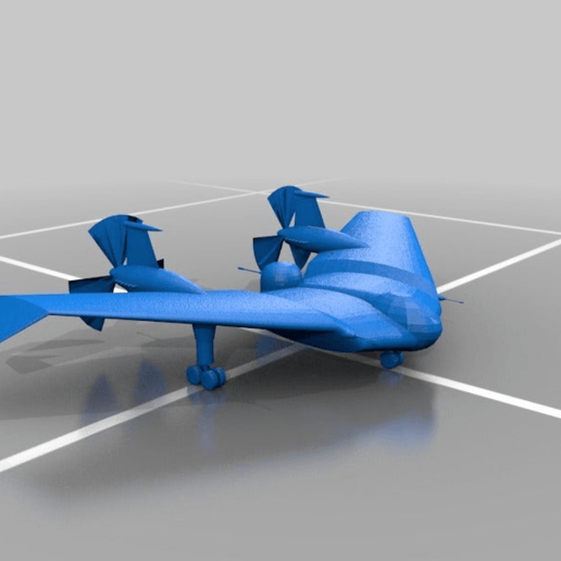 Download free 3D printing models Indiana Jones FW1 (Flying Wing) ・ Cults