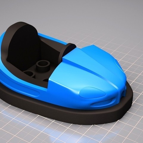 Download free STL file Lego and Duplo Bumper Car • Object to 3D print ...