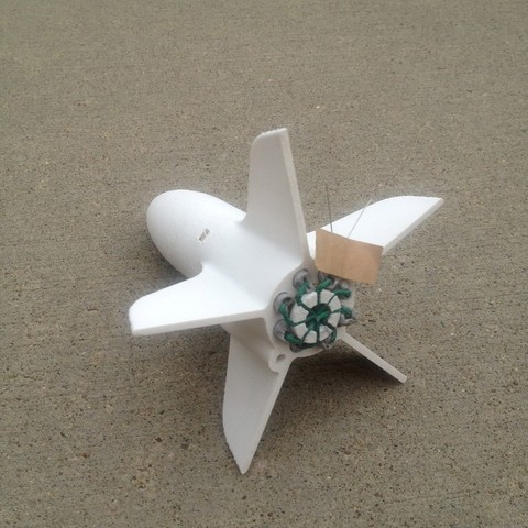 Download free 3D print files Model Rocket with Firecracker Payload ・ Cults