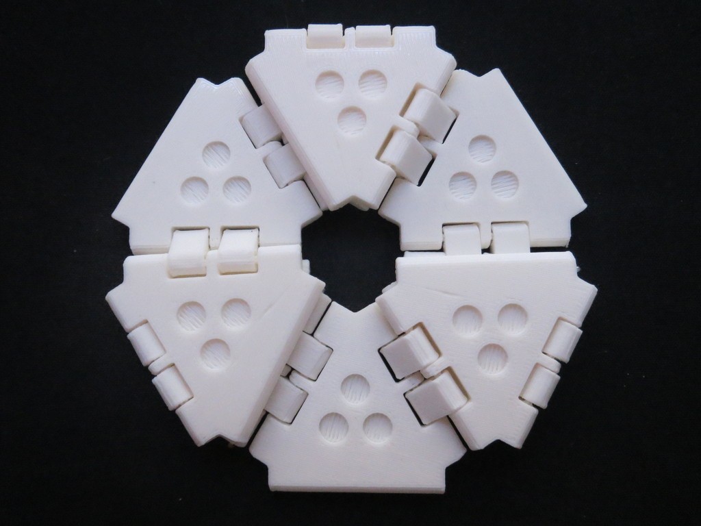 Free STL file Another Hexaflexagon・Model to download and 3D print・Cults