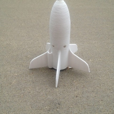 Download free 3D print files Model Rocket with Firecracker Payload ・ Cults