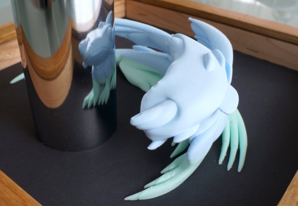 Free STL file Anamorphic Cute Dragon・3D printable model to download・Cults