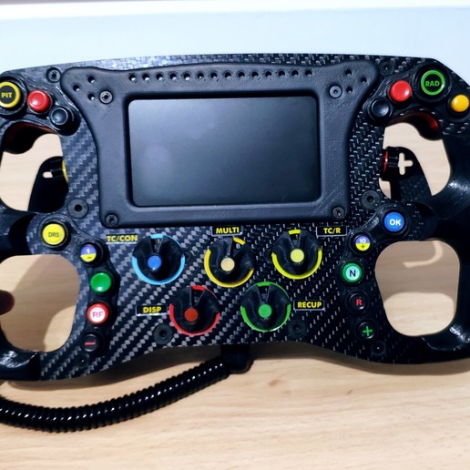 Impresiones 3D DIY FORMULA LCD SWD Steering Wheel ・ Cults