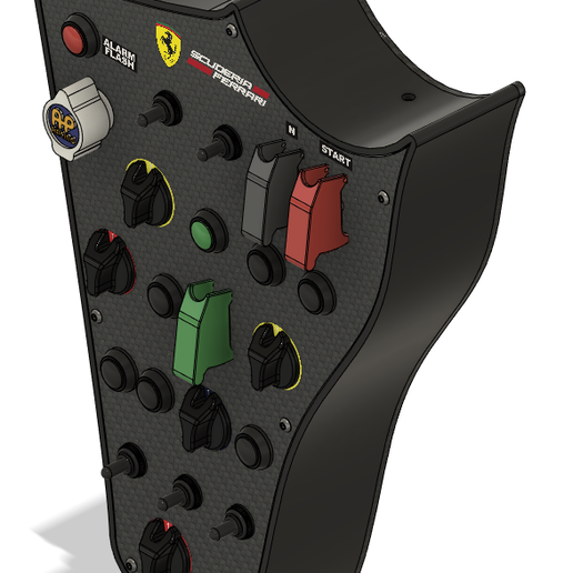 Download 3D printer files DIY FERRARI 488 BUTTON BOX ・ Cults