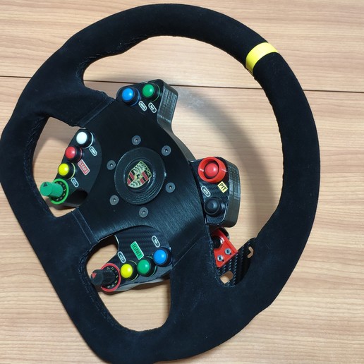 Download 3D printing designs DIY PORSCHE 911 GT3 Steering Wheel ・ Cults
