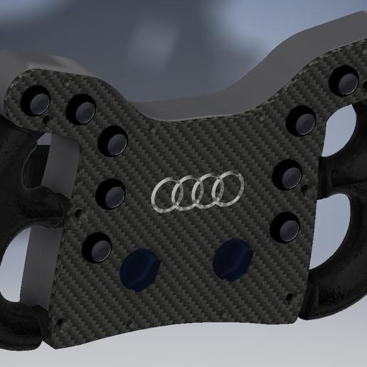 Download 3D printing files DIY AUDI DTM 2019 Steering Wheel ・ Cults