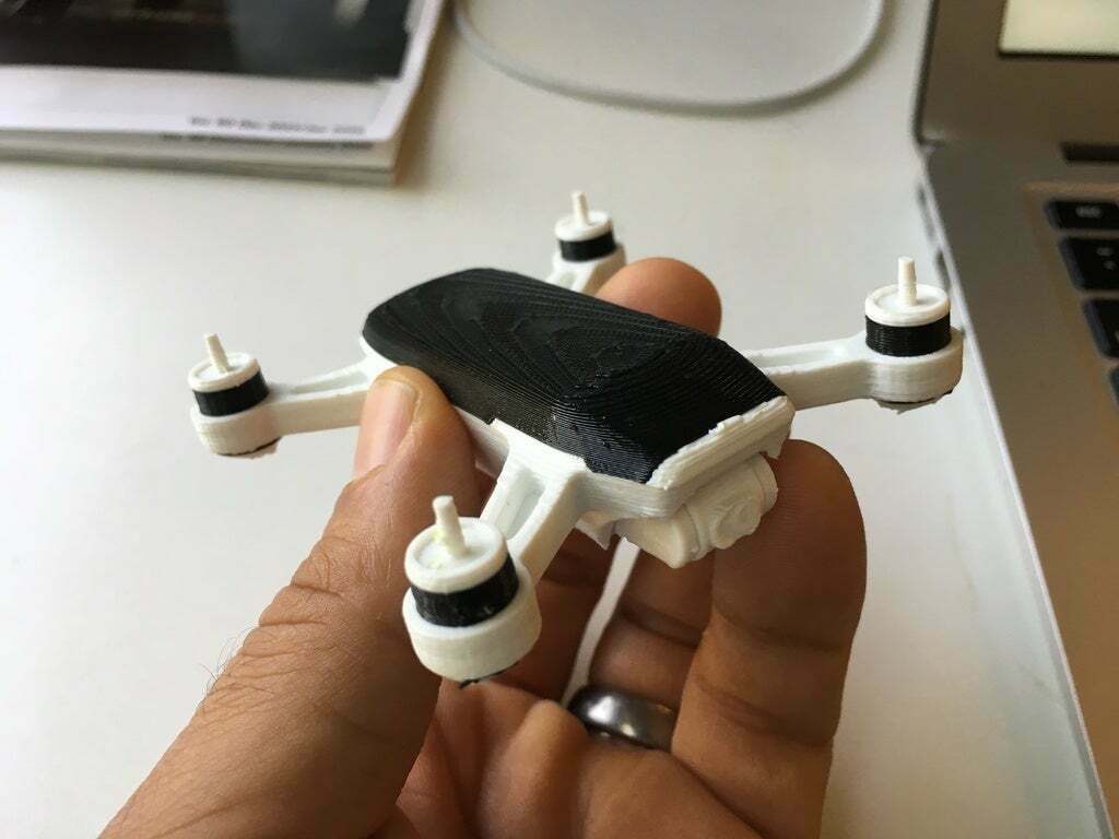 Free STL file Two-color DJI Spark Drone・3D printable object to download ...