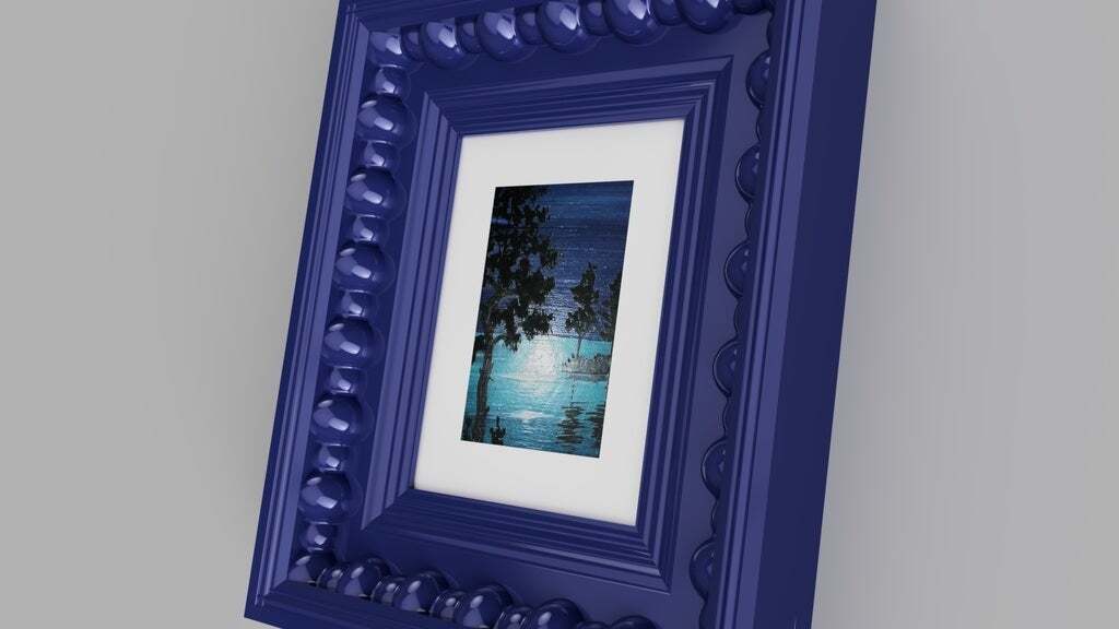 Free STL file simple picture frame 🖼️・Design to download and 3D print・Cults