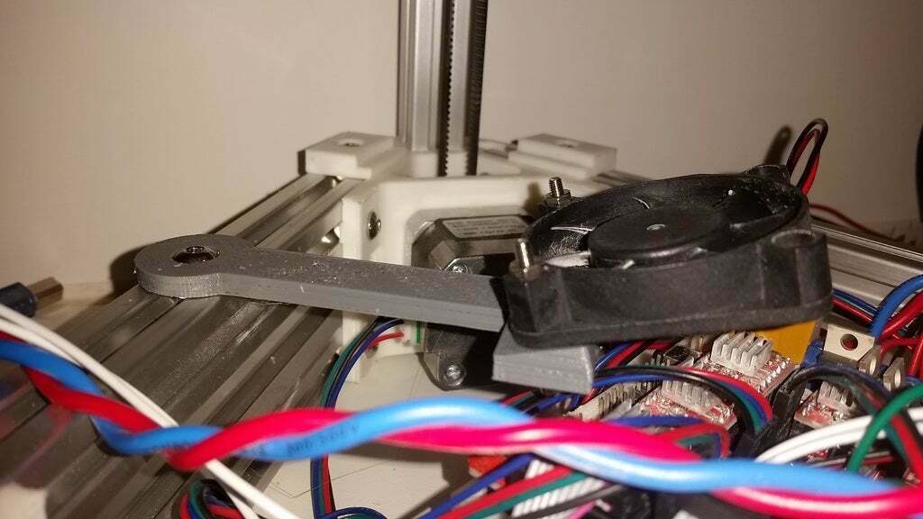 Free STL file Simple fan holding arm 💪・3D printing template to download ...