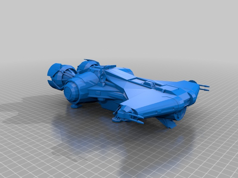 Free 3D file Star Wars The Old Republic Jedi ship ⭐・3D printing idea to ...