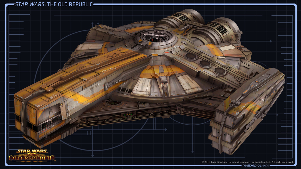 Free 3D file Star Wars The Old Republic Smuggler ship・3D print object ...