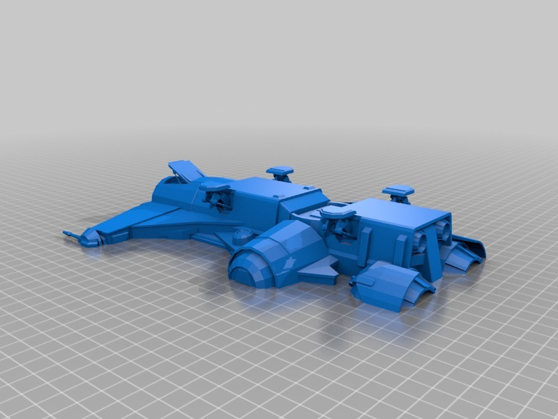 Free 3D file Star Wars The Old Republic Jedi ship ⭐・3D printing idea to ...