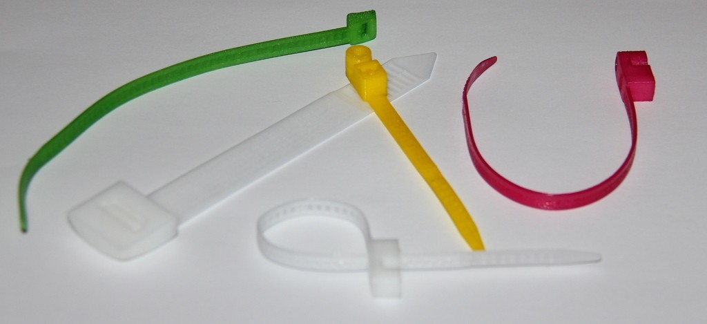 Free STL file Customizable Cable Tie・3D printer model to download・Cults