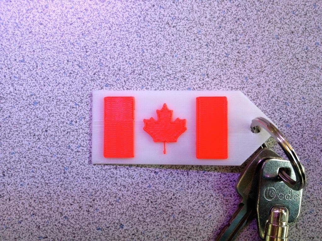 Free STL file Maple Leaf Keychain・3D print object to download・Cults