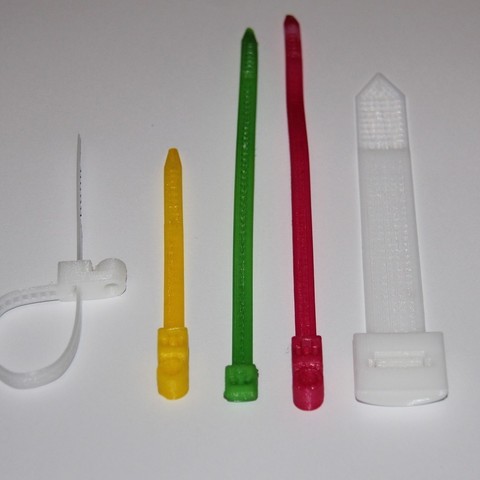 Download free STL file Customizable Cable Tie ・ Cults