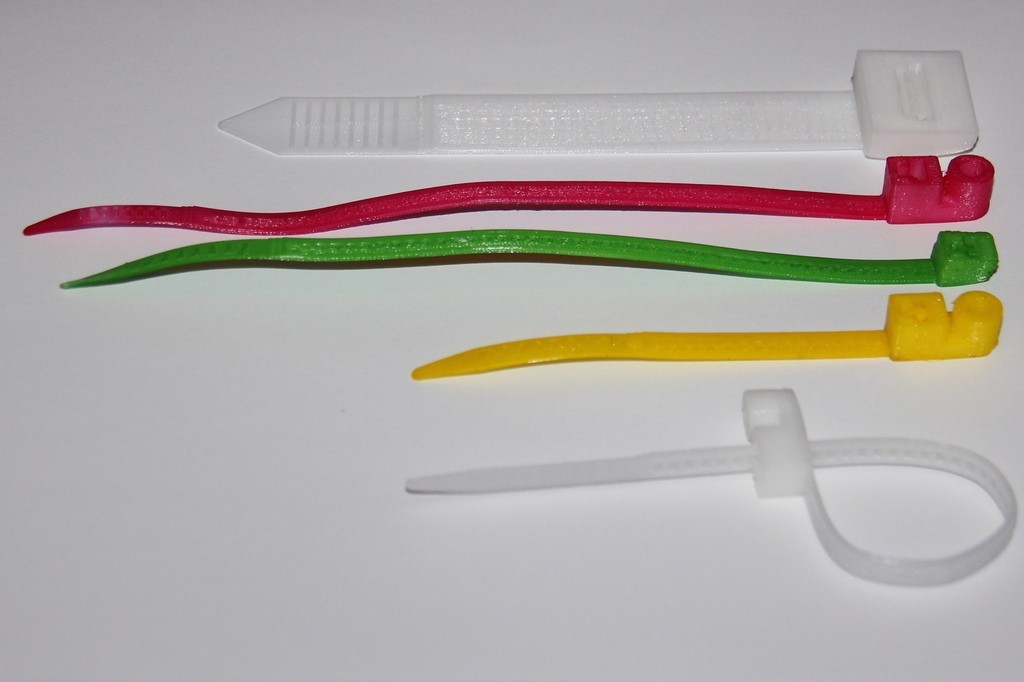 Free STL file Customizable Cable Tie・3D printer model to download・Cults