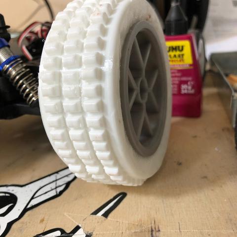 Download free STL file RC Car wheel with Tire for 1:16 and 1:18 Models ...