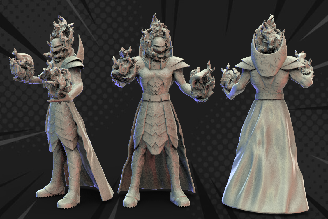 STL file Marvel crisis protocol dormammu presupported included・Design ...