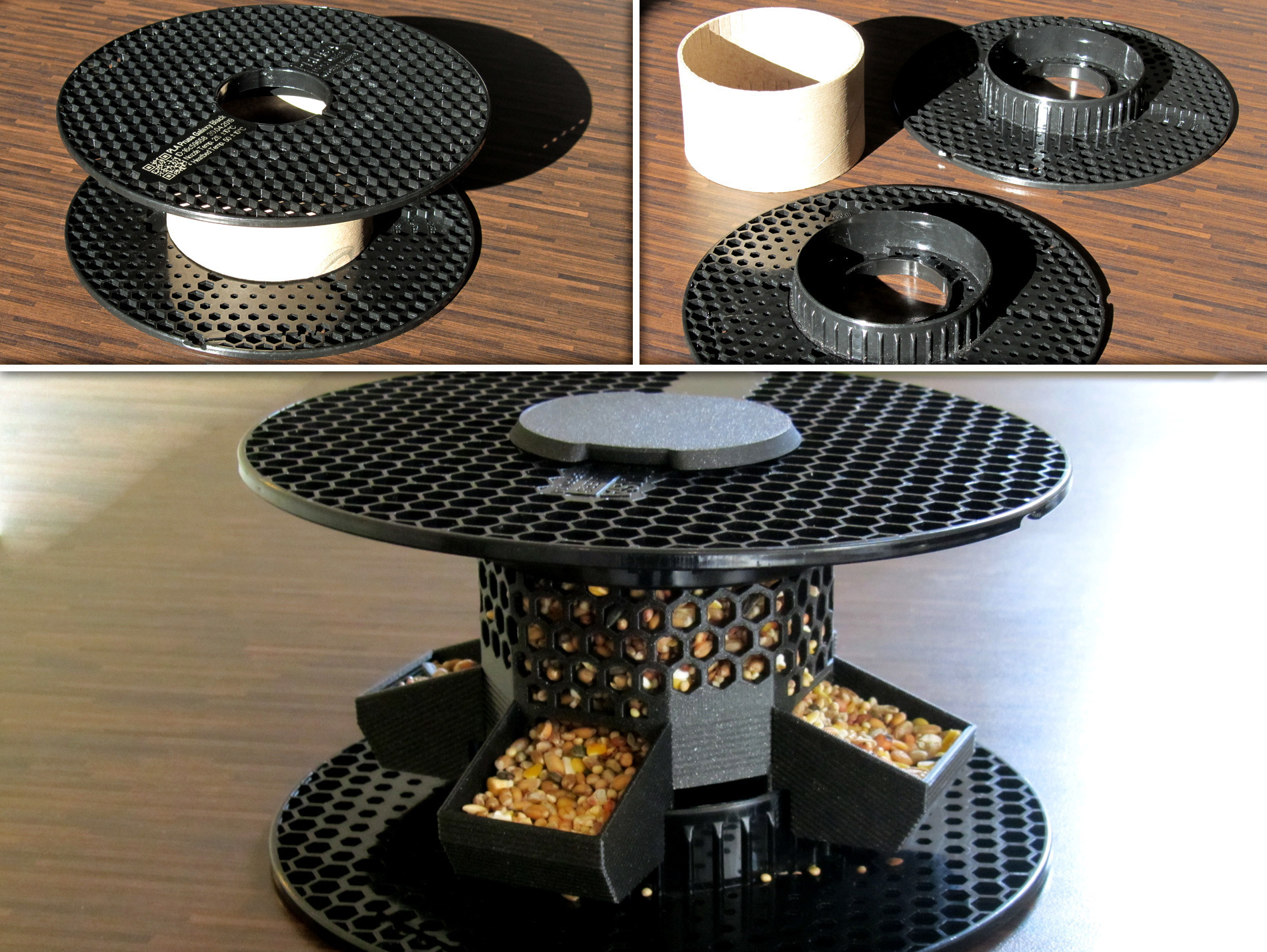 Free STL file Bird Feeder [prusament spool]・3D print model to download ...