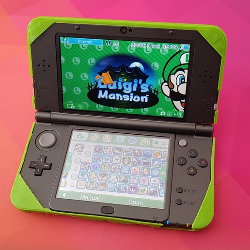 Download STL file Protective Cover for Nintendo New 3DS XL • 3D printer ...